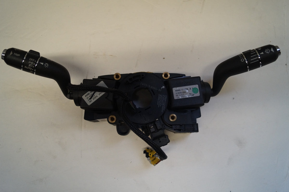 USED JAGUAR CLOCK SPRING WITH MULTI FUNCTION SWITCHES PART # C2P14221 ...