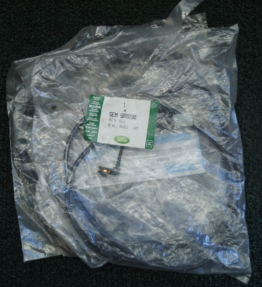 RANGE ROVER SPORT BRAKE PAD WEAR SENSOR | PART# - SEM500090 – Birkshire ...