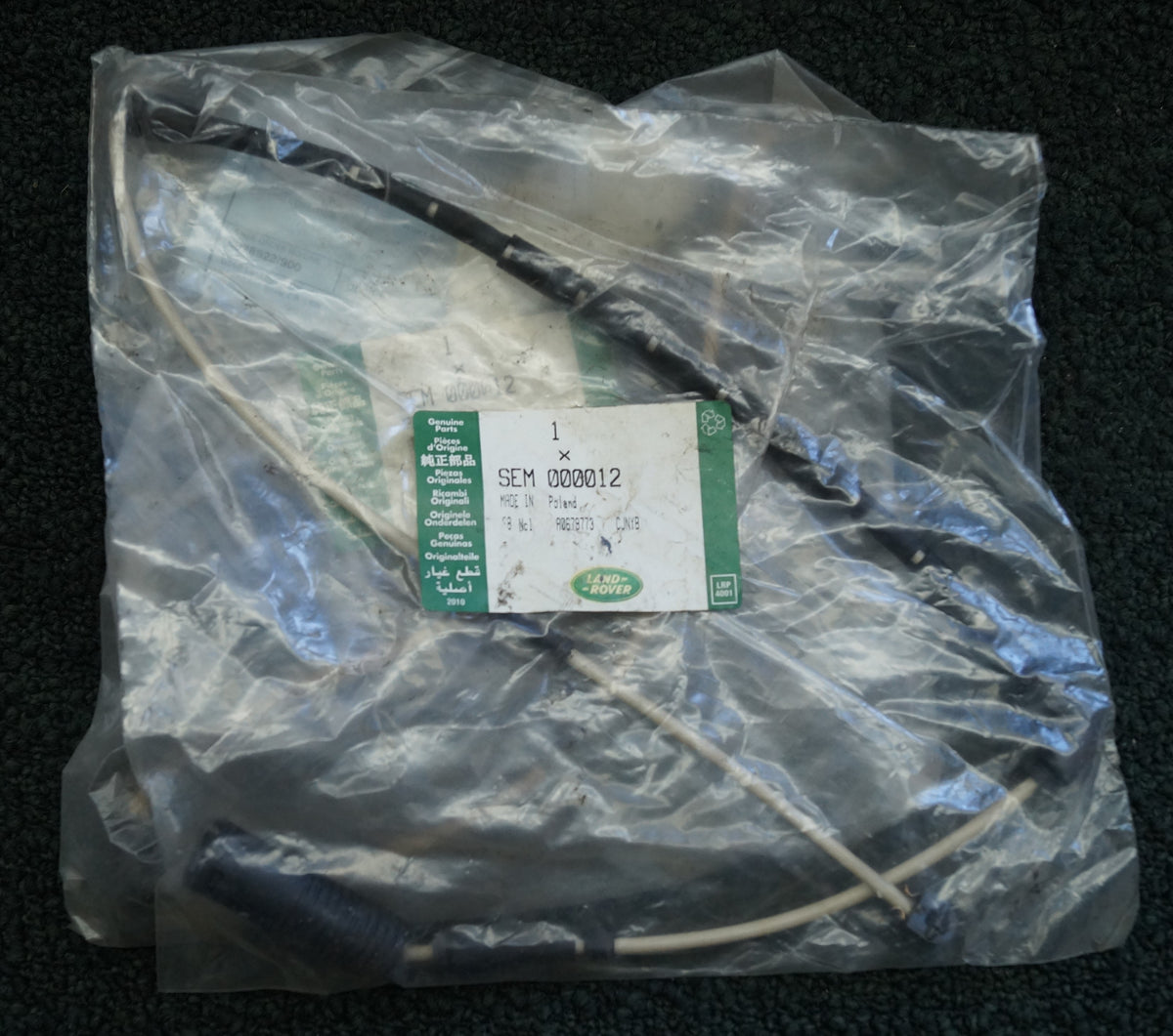 RANGE ROVER FULL-SIZE BRAKE PAD WEAR SENSOR | PART # - SEM000012 ...