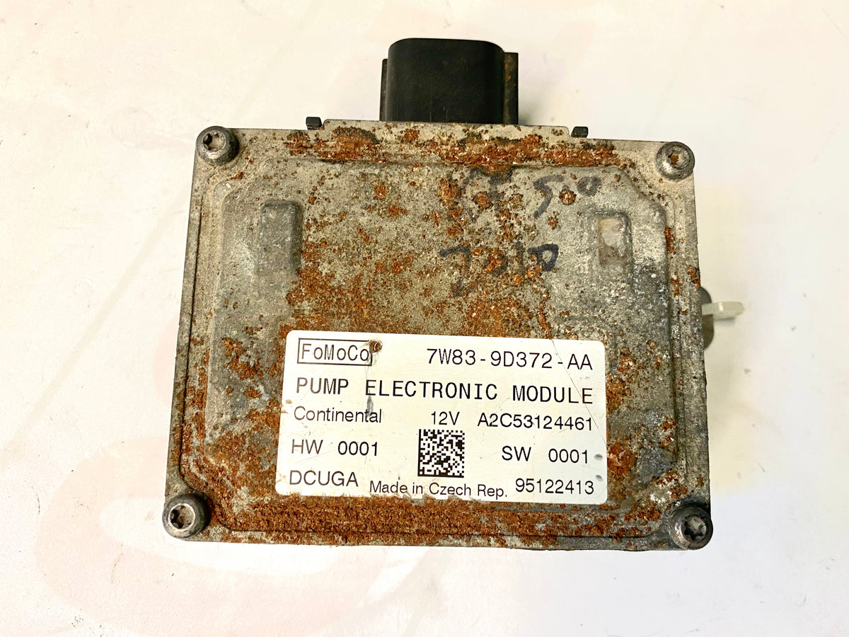 USED JAGUAR LEFT FUEL PUMP CONTROL MODULE PART #7W83-9D372-AA/C2D35672 ...