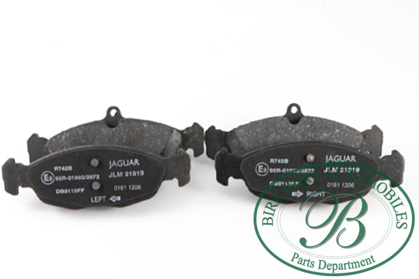 Jaguar OEM Rear Brake Pads # JLM21919. Jaguar 1995-1997 VDP, 1995-1996 ...