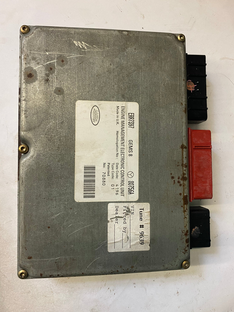 USED RANGE ROVER ENGINE CONTROL MODULE PART #ERR7397. FITS RANGE ROVER ...